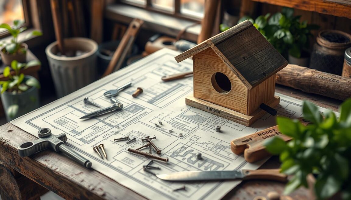 Vogelhaus selber bauen: Kostenlose PDF-Anleitung