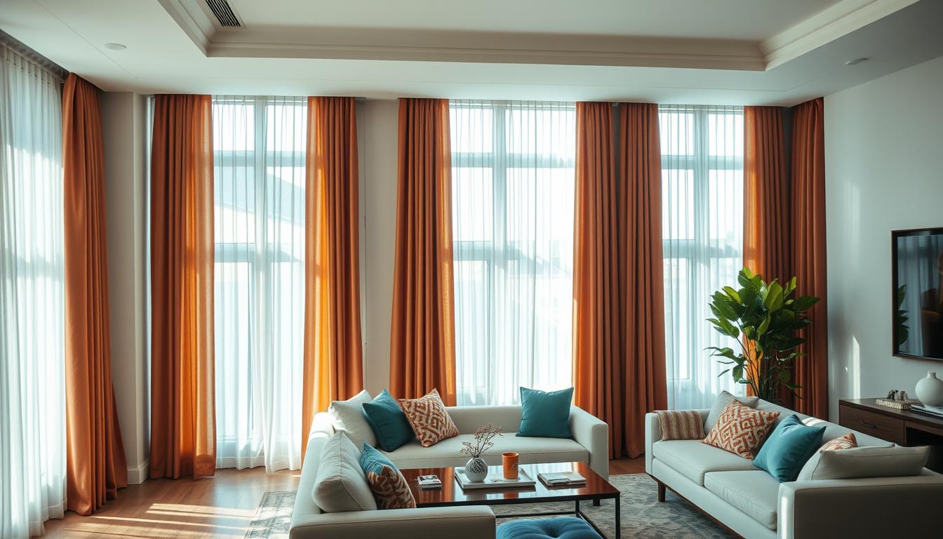 Moderne Kurze Gardinen Ideen für Wohnzimmer