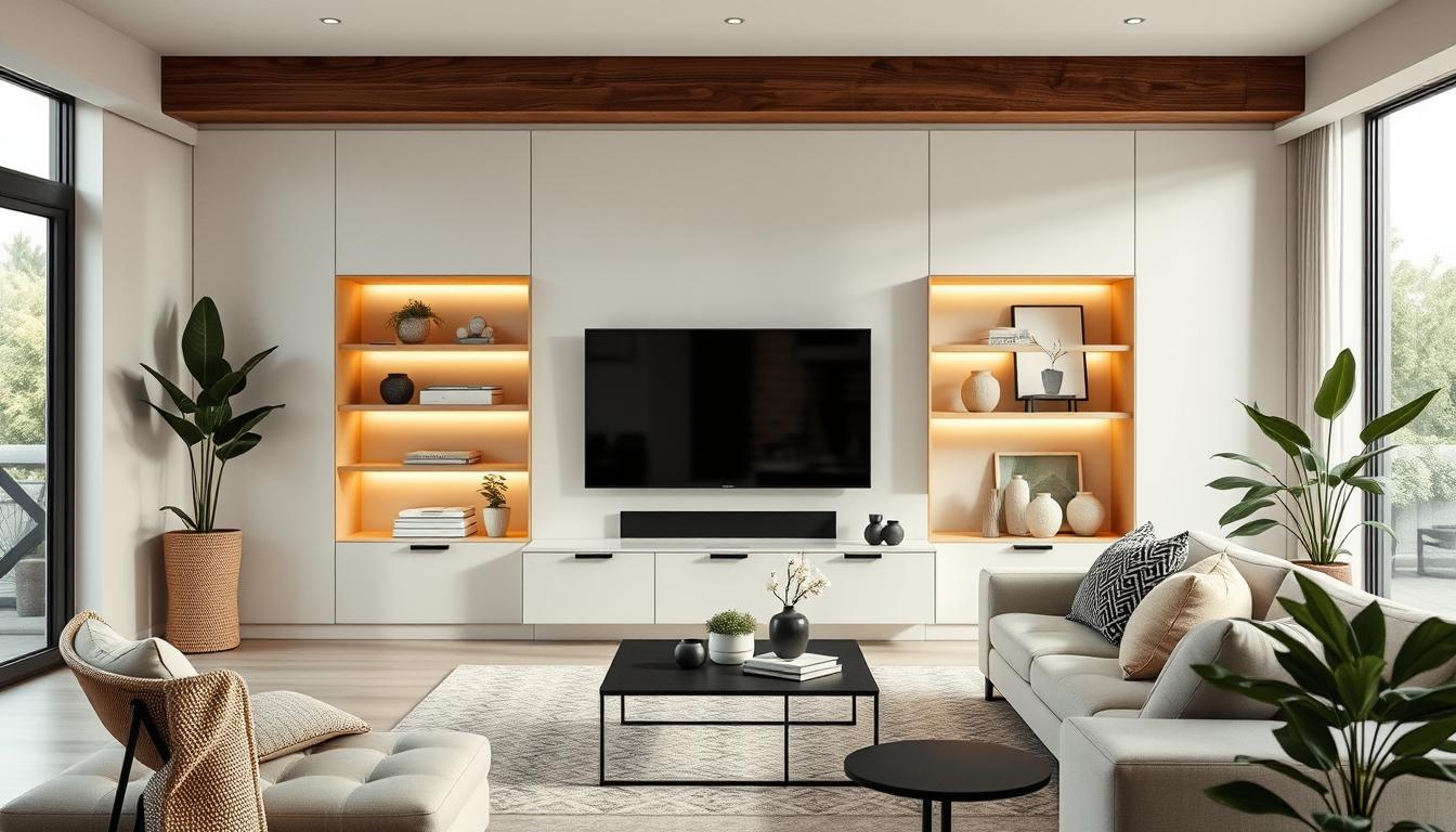Innovative TV Wand Ideen für Ihr Wohnzimmer